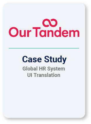 Global HR System UI Translation - Case Study